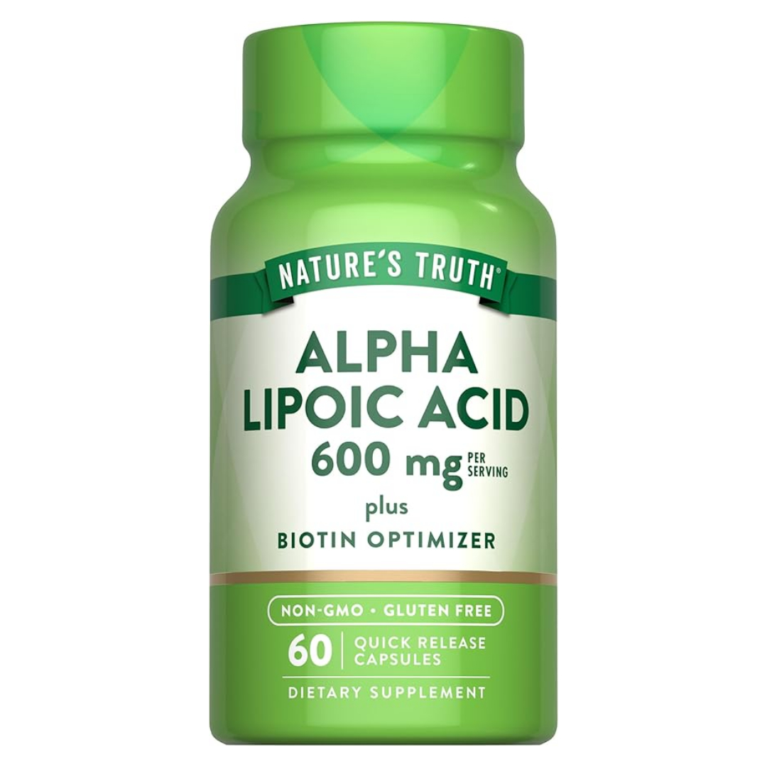 ვიტამინი - Nature's Truth - Alpha Lipoic Acid 300mg + Biotin